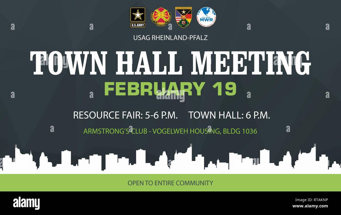 All community members are invited to attend a town hall at 6 p.m., Feb ...