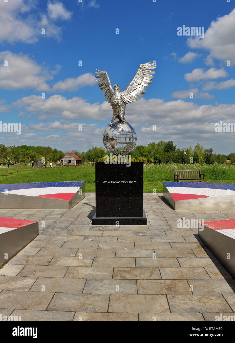 National Memorial Arboretum Staffordshire, RAF Memorial Stock Photo - Alamy