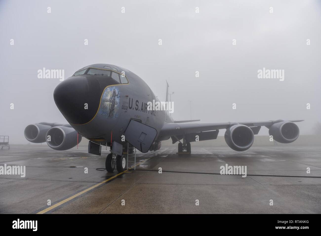 A Pennsylvania Air National Guard KC-135 aircraft assigned to the 171st ...
