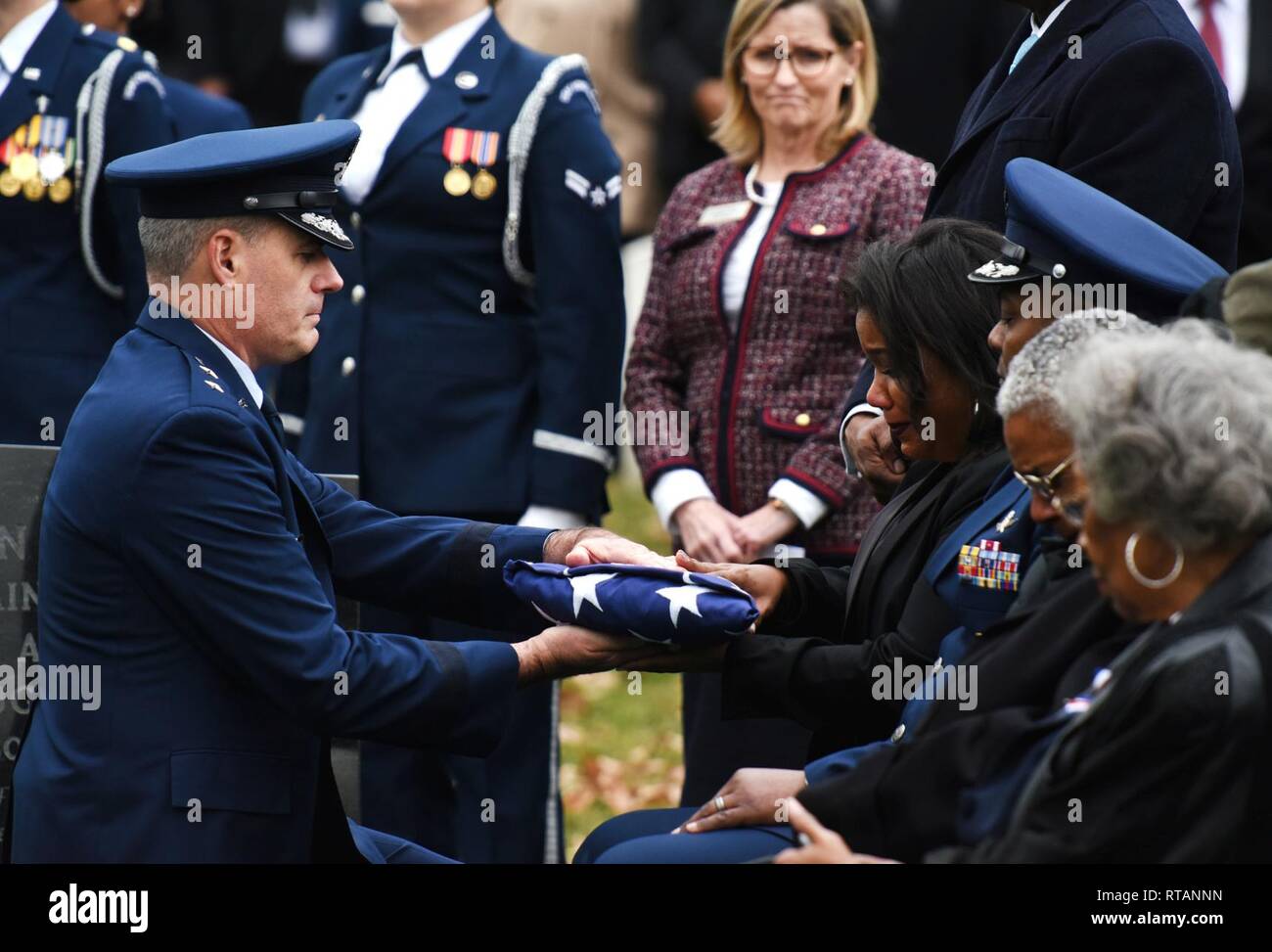 U.S. Air Force Maj. Gen. Lenny Richoux, left, the commander of U.S ...