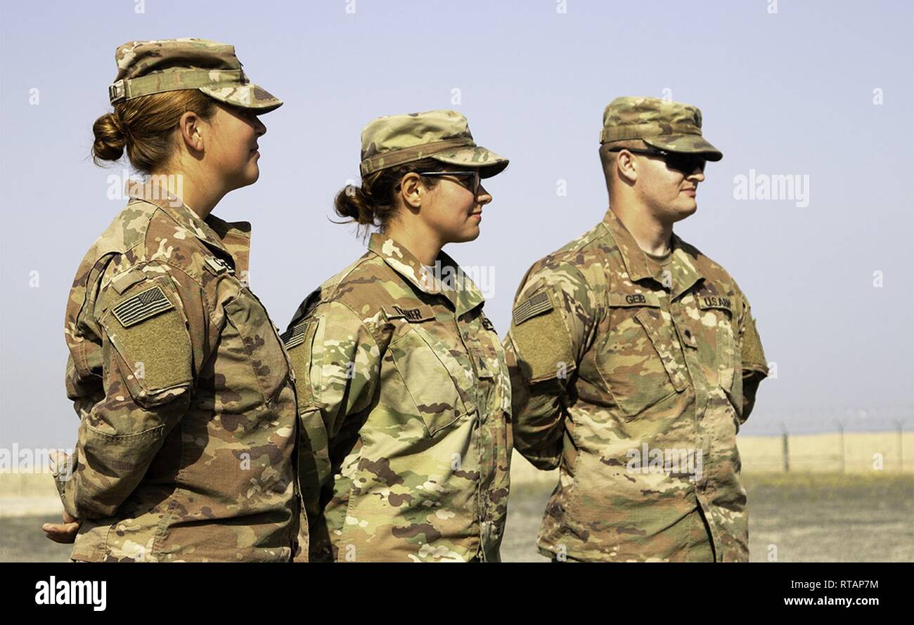 Sgt. Shawni Trainer, Spc. Jennifer Canfield, and Spc. Logan Gieb ...