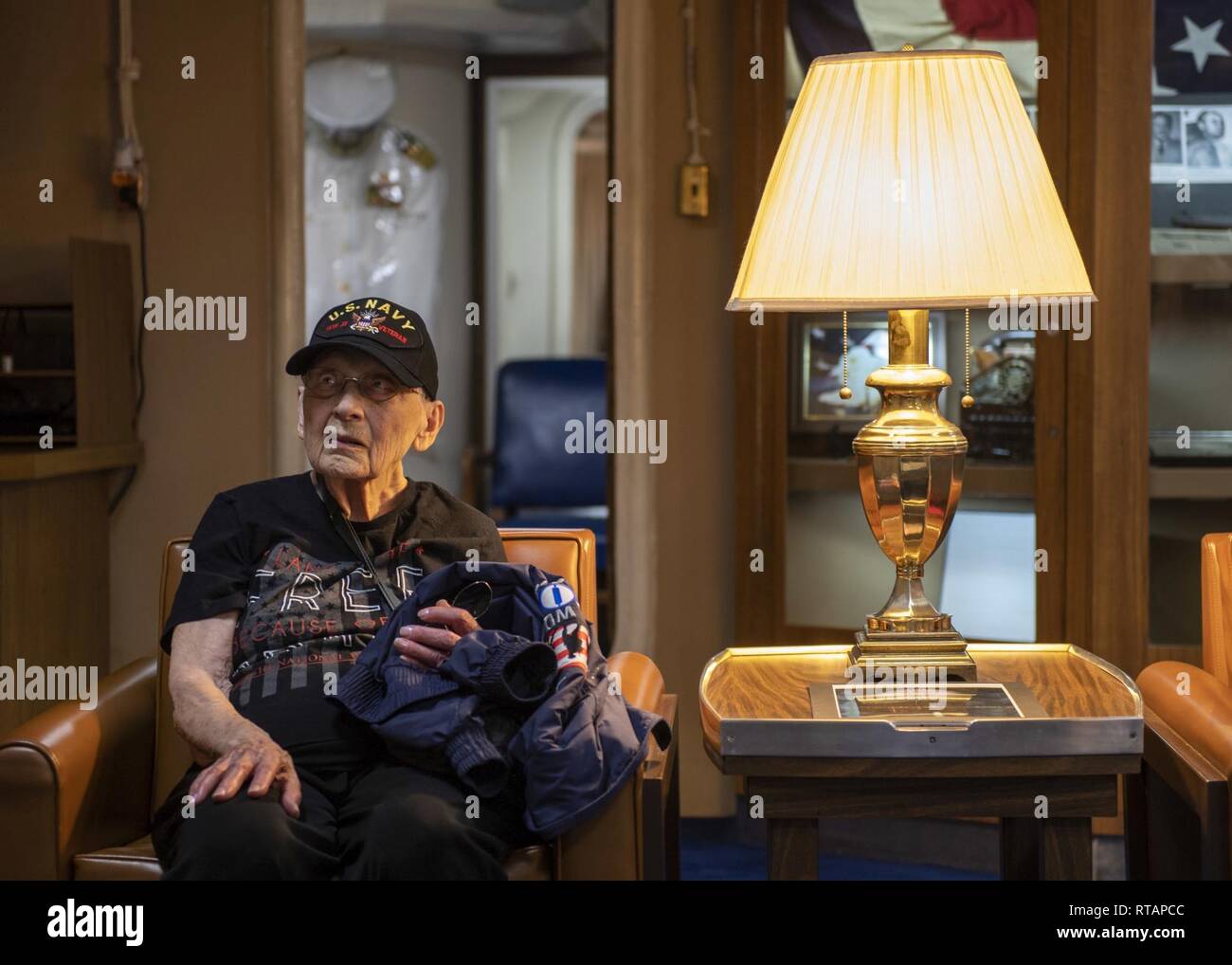 PEARL HARBOR (Feb. 01, 2019) Doris Neumann Rixe, a female World War II ...