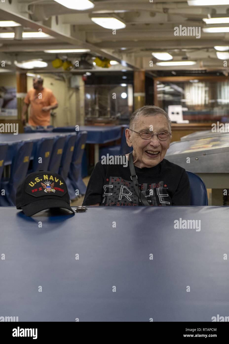 PEARL HARBOR (Feb. 01, 2019) Doris Neumann Rixe, a female World War II ...