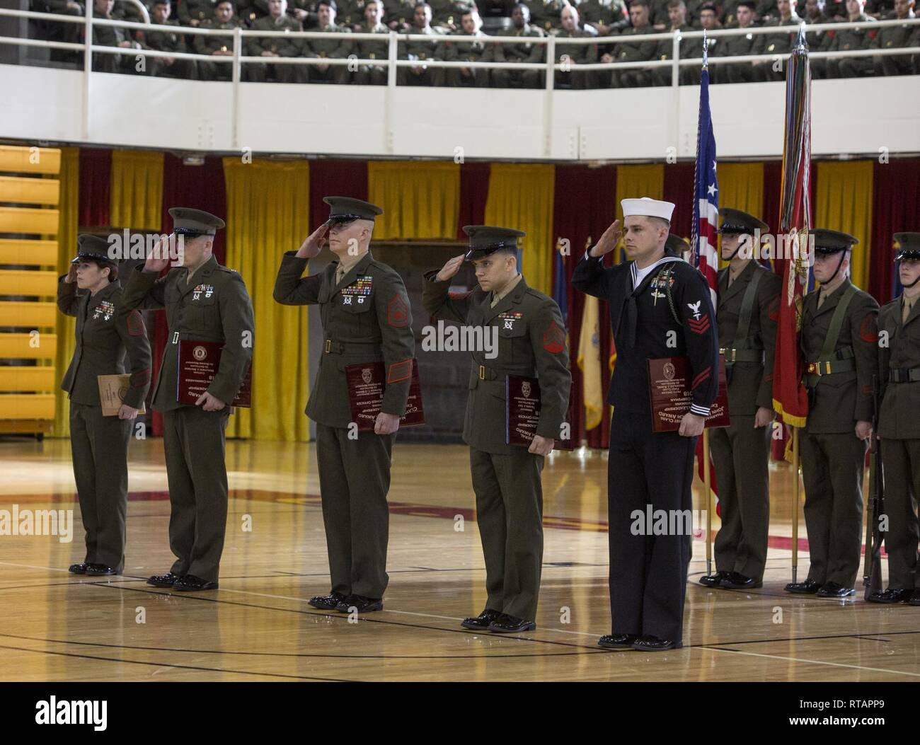 Battle colors rededication ceremony hi-res stock photography and images ...