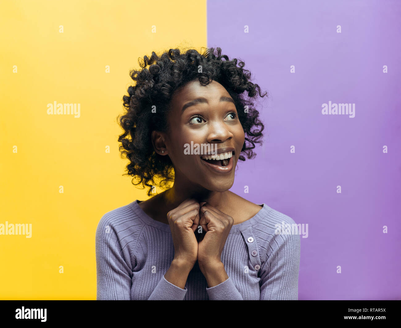 I won. Winning success happy woman celebrating being a winner. Dynamic ...