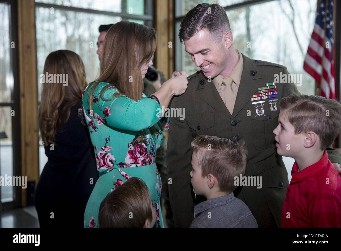 A promotion ceremony was held at the Semper Fidelis Memorial Chapel ...
