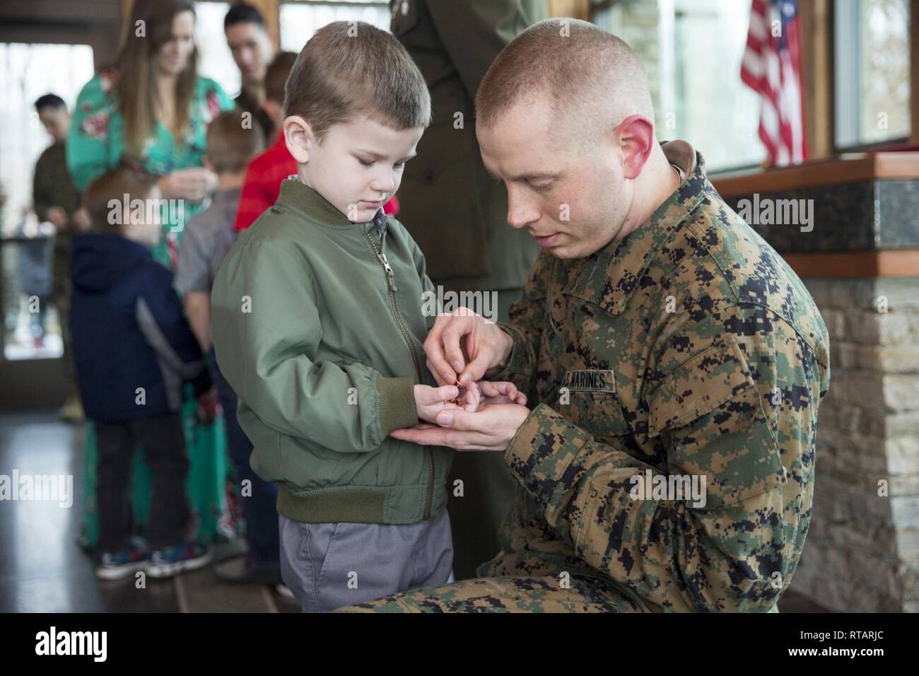 A promotion ceremony was held at the Semper Fidelis Memorial Chapel ...