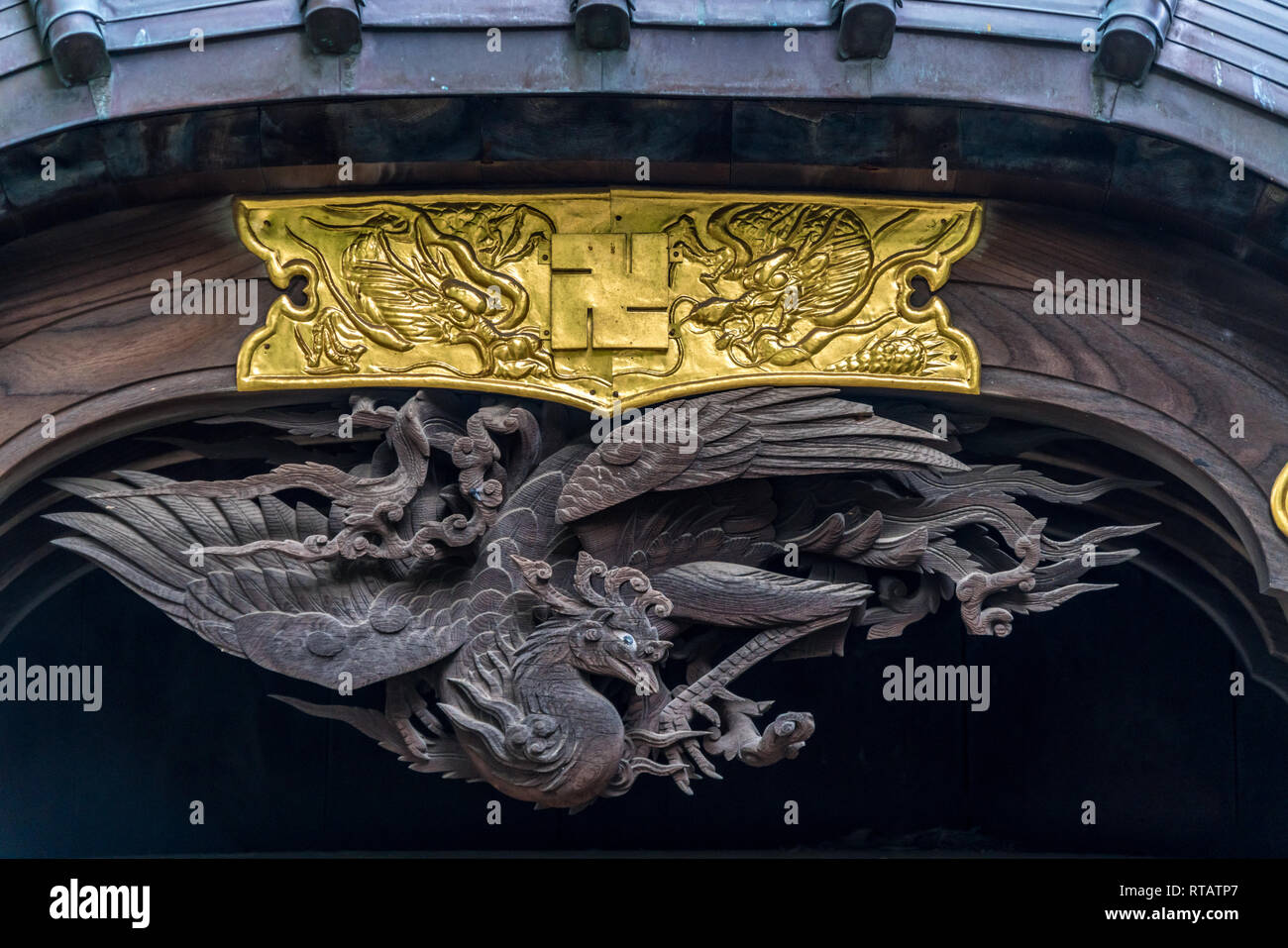 Kazari-Kanagu (Golden ornament) crooked cross and Miyabori Carvings at ...