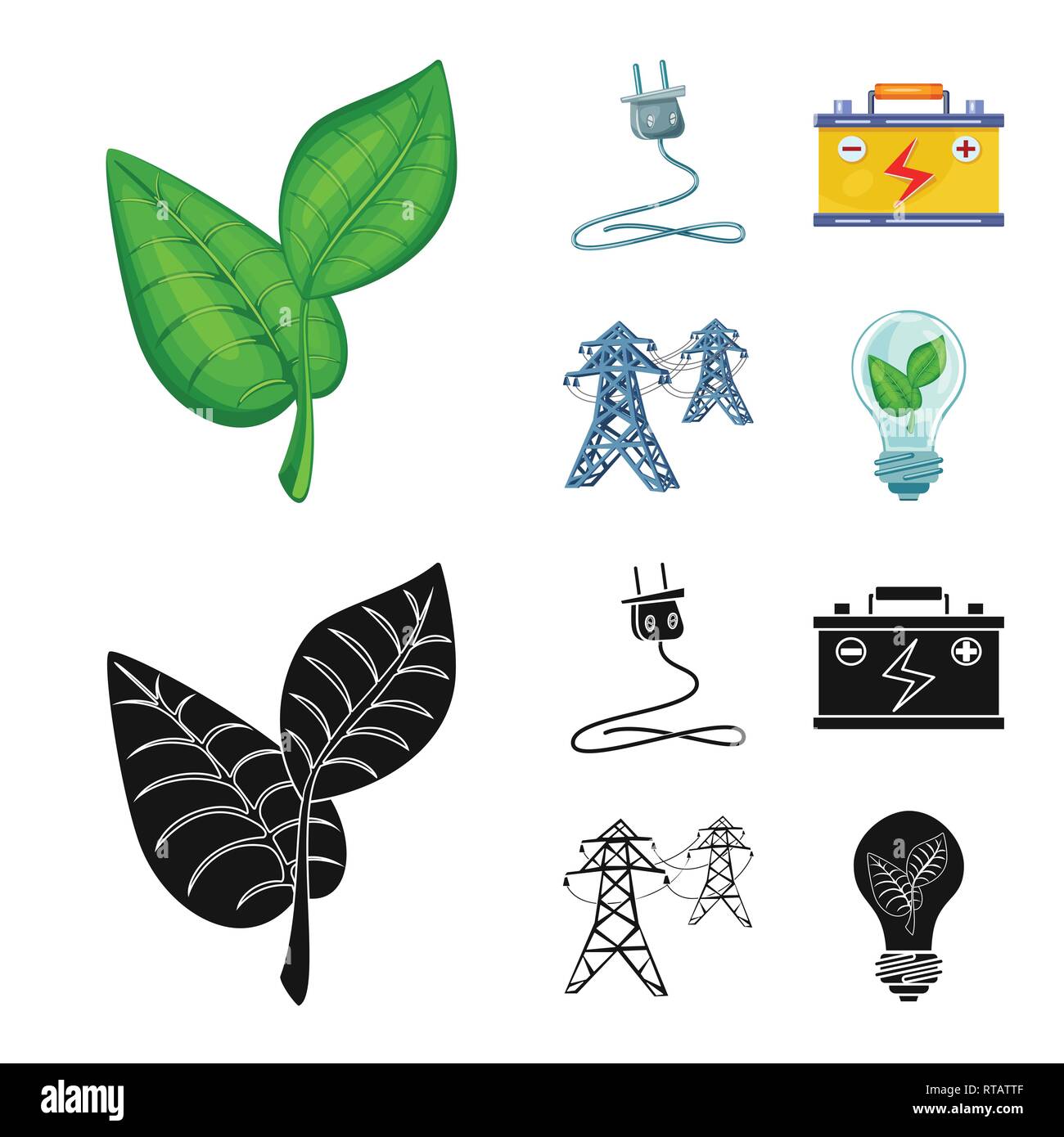 Isolated object of innovation and technology logo. Set of innovation ...