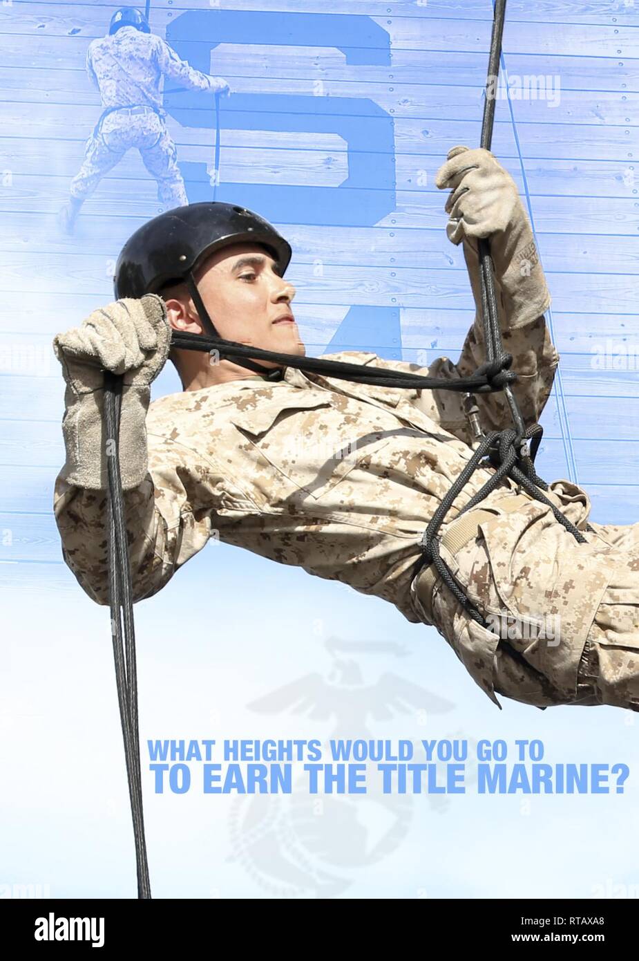 The rappel tower is a training event designed to instill confidence ...