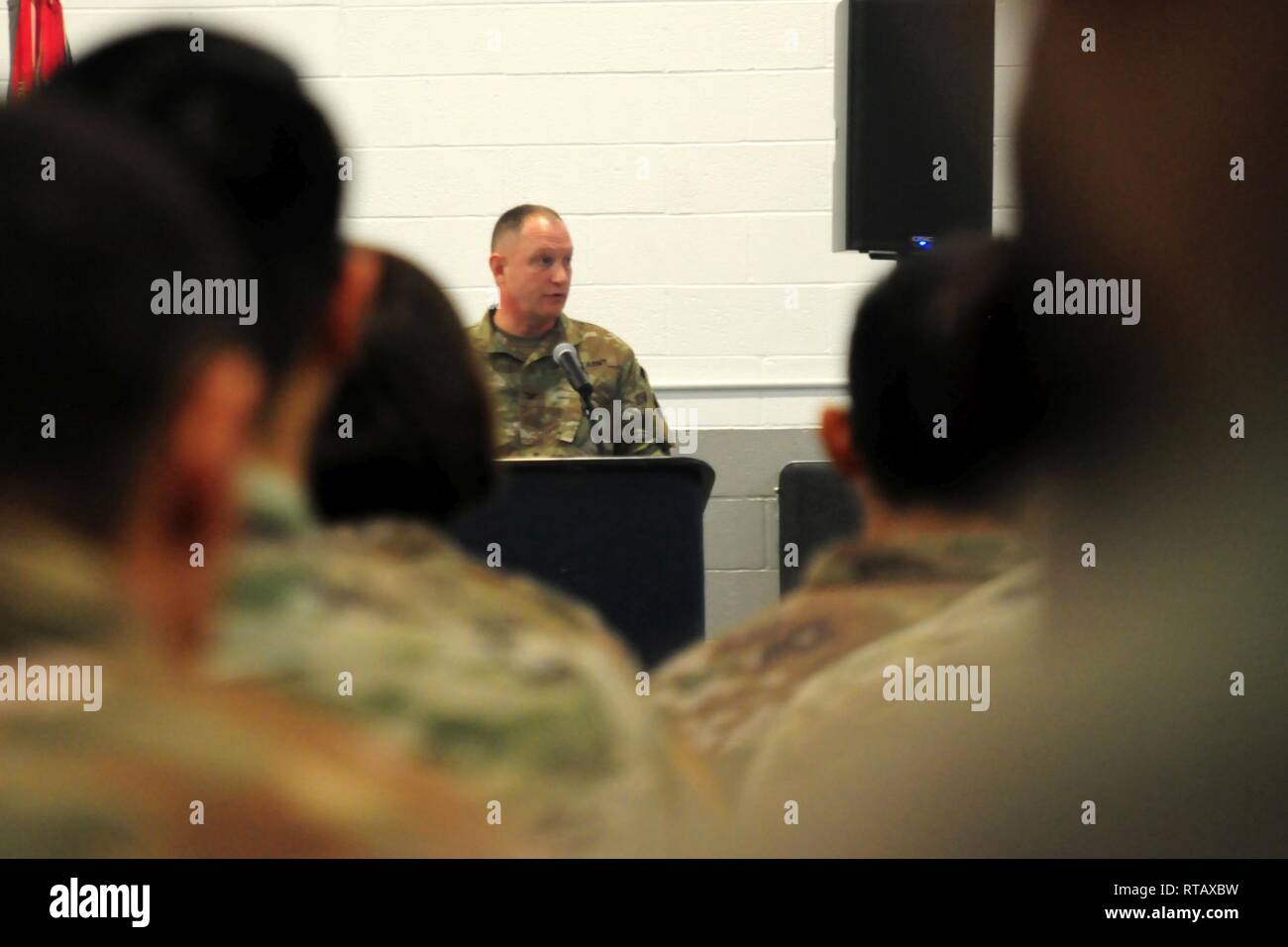 Col. Robert Hughes, commander, 44th Infantry Brigade Combat Team ...