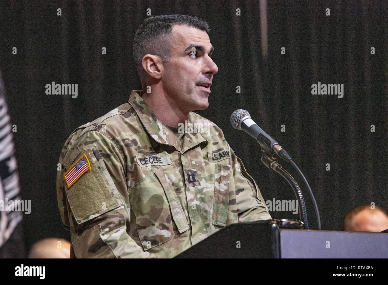 U.S. Army Capt. Joseph S. Cecere, commander, Charlie Company, 2nd ...