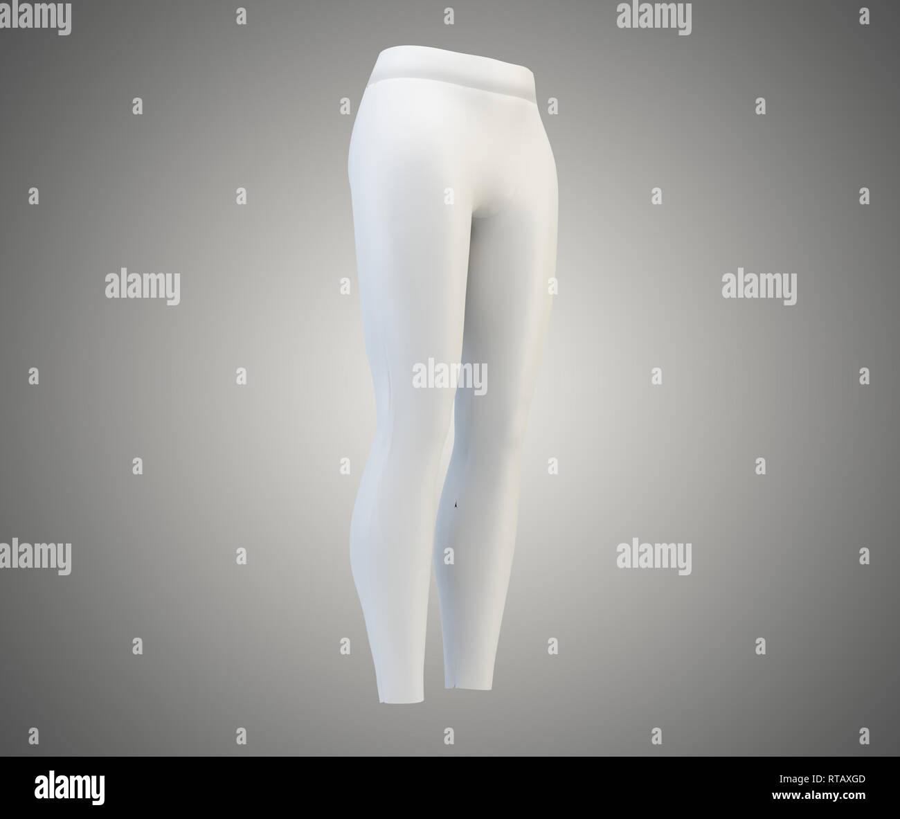 leggins women mockup 3d rendering isolated Stock Photo - Alamy