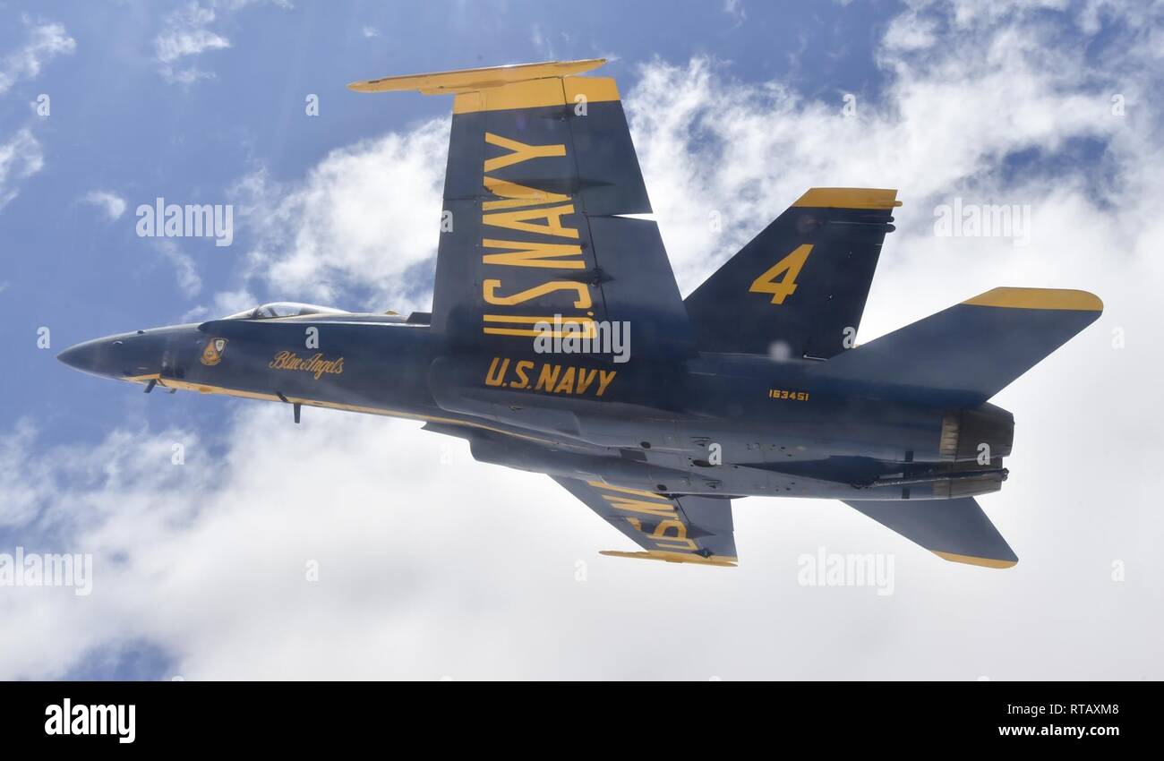 EL CENTRO, Calif. (Feb. 4, 2019) Right wing pilot Lt. James Haley ...