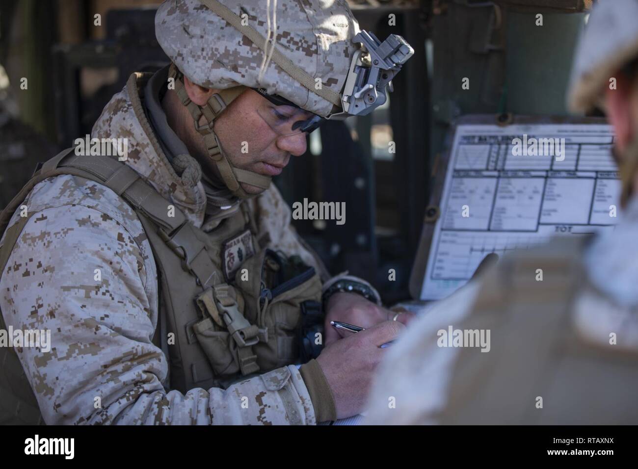 U.S. Marine Lt. Col. Robert M. Barnhart, the commanding officer of 1st ...