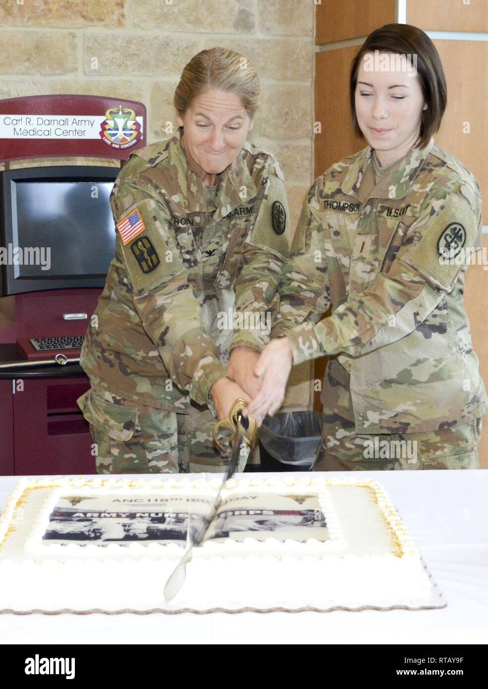 Col. Jennifer Robison, CRDAMC’s chief nursing officer representing the ...