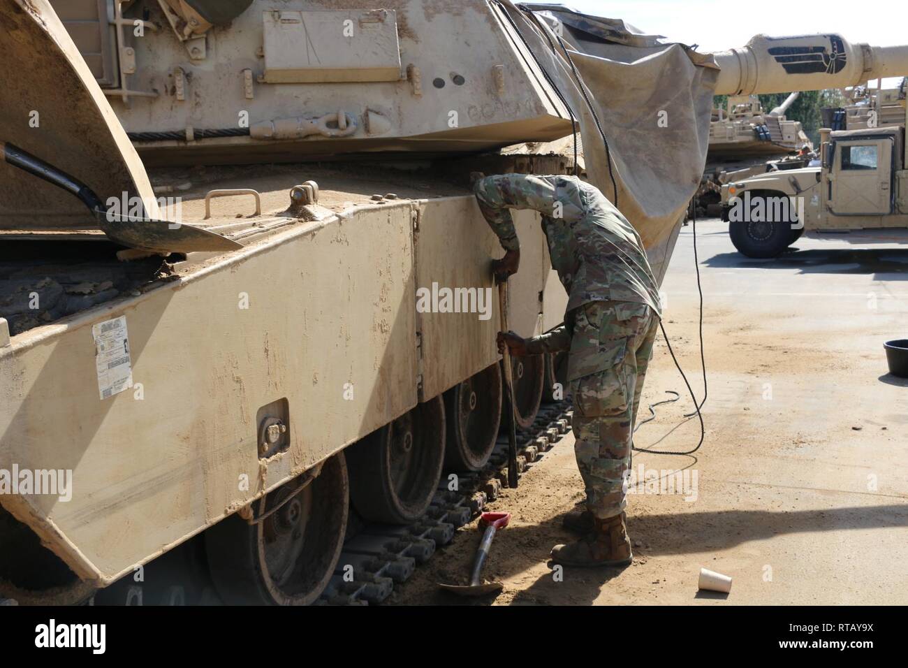 Spc. Jordan Whetstone, gunner assigned to 3rd Battalion, 67th Armored ...