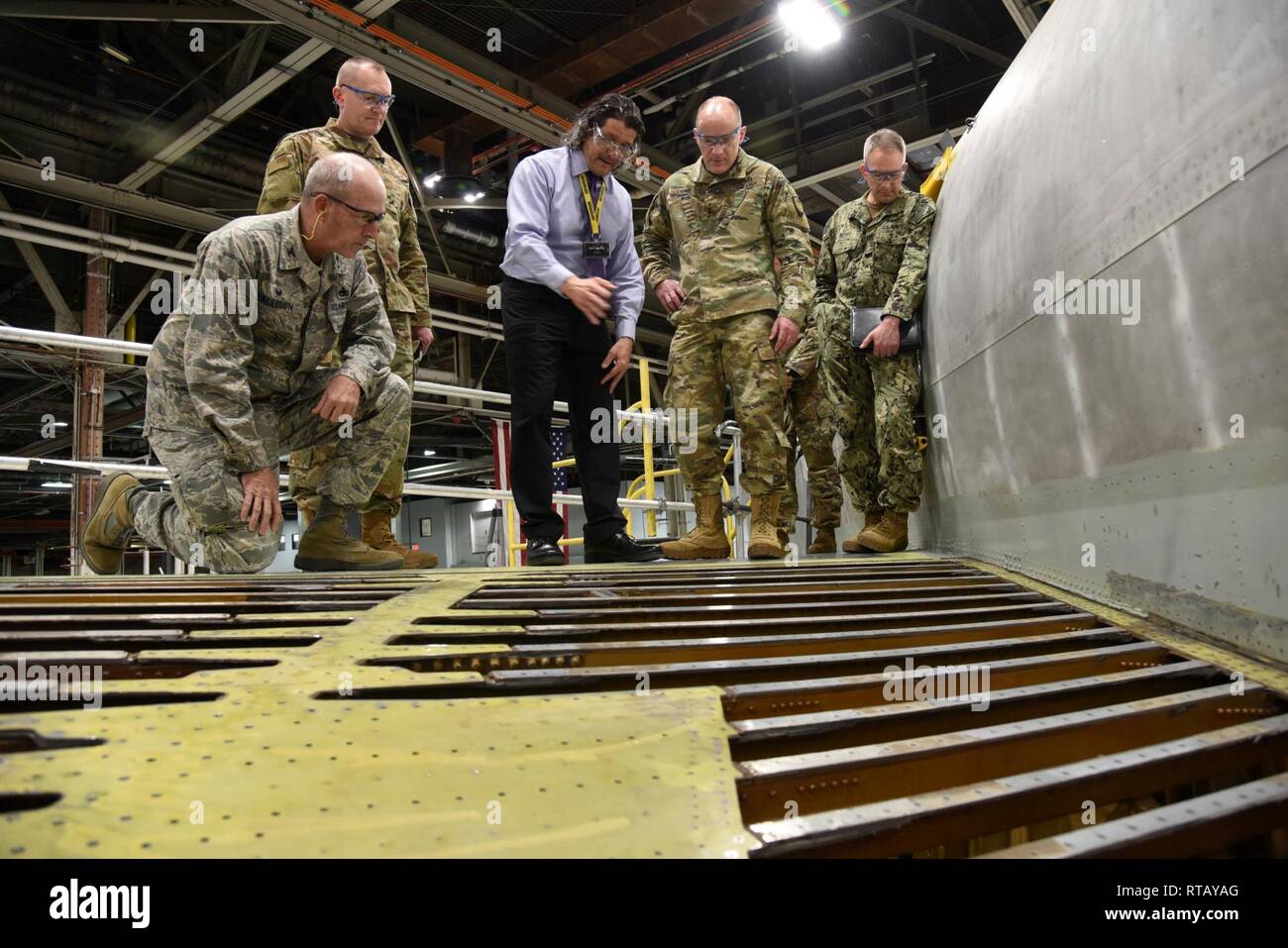 Gen. Stephen Lyons, second from right, United States Transportation ...