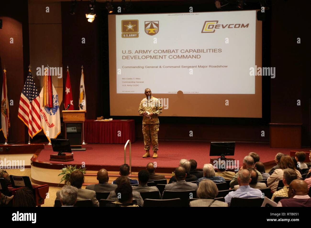 Maj. Gen. Cedric T. Wins, U.S. Army Combat Capabilities Development Command commanding general ...