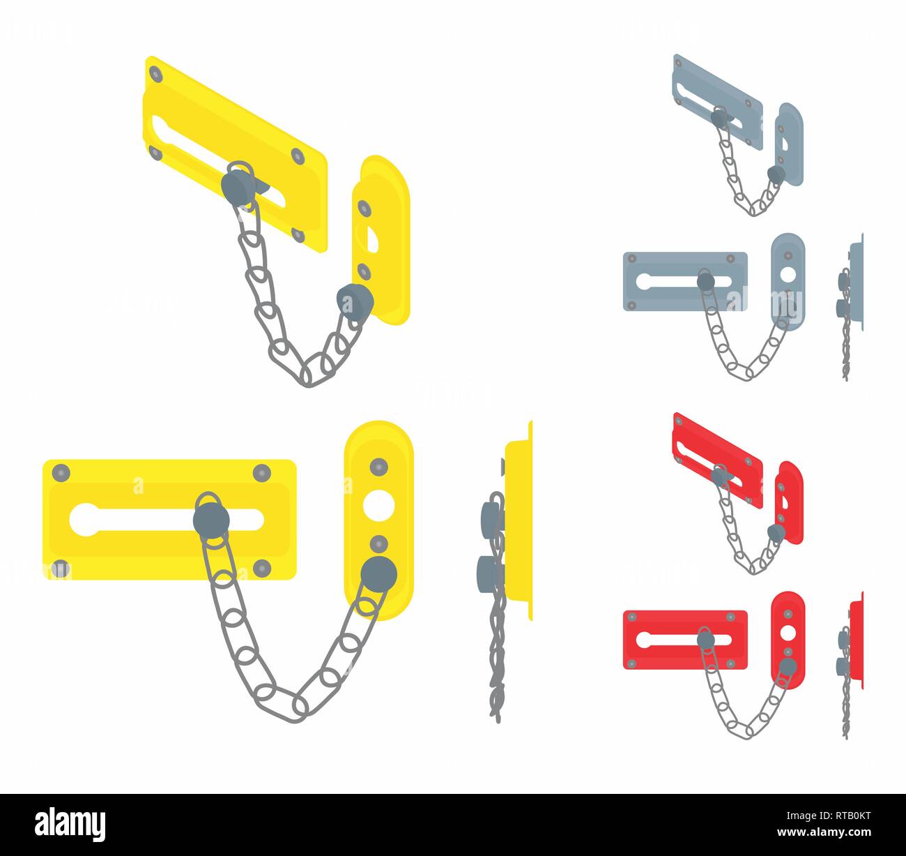 Sturdy lock Stock Vector Images - Alamy