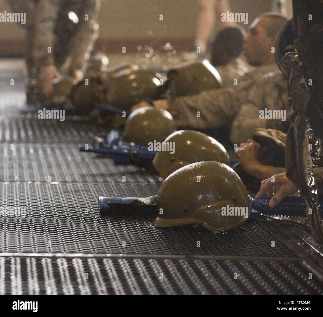U.S. Marine Corps Recruits, with Bravo Company, 1st Recruit Tra ...