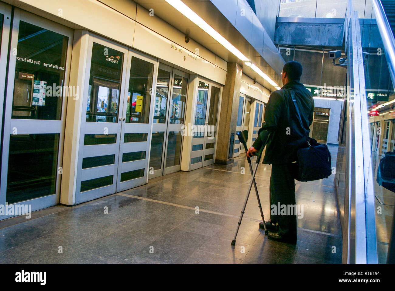 Subway, Lille, Nord, France Stock Photo - Alamy