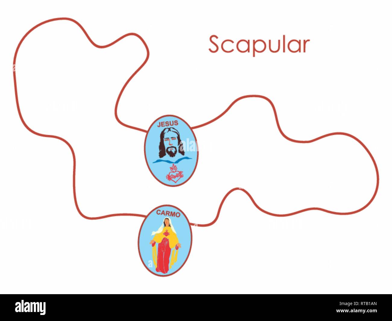 Scapular hi-res stock photography and images - Alamy