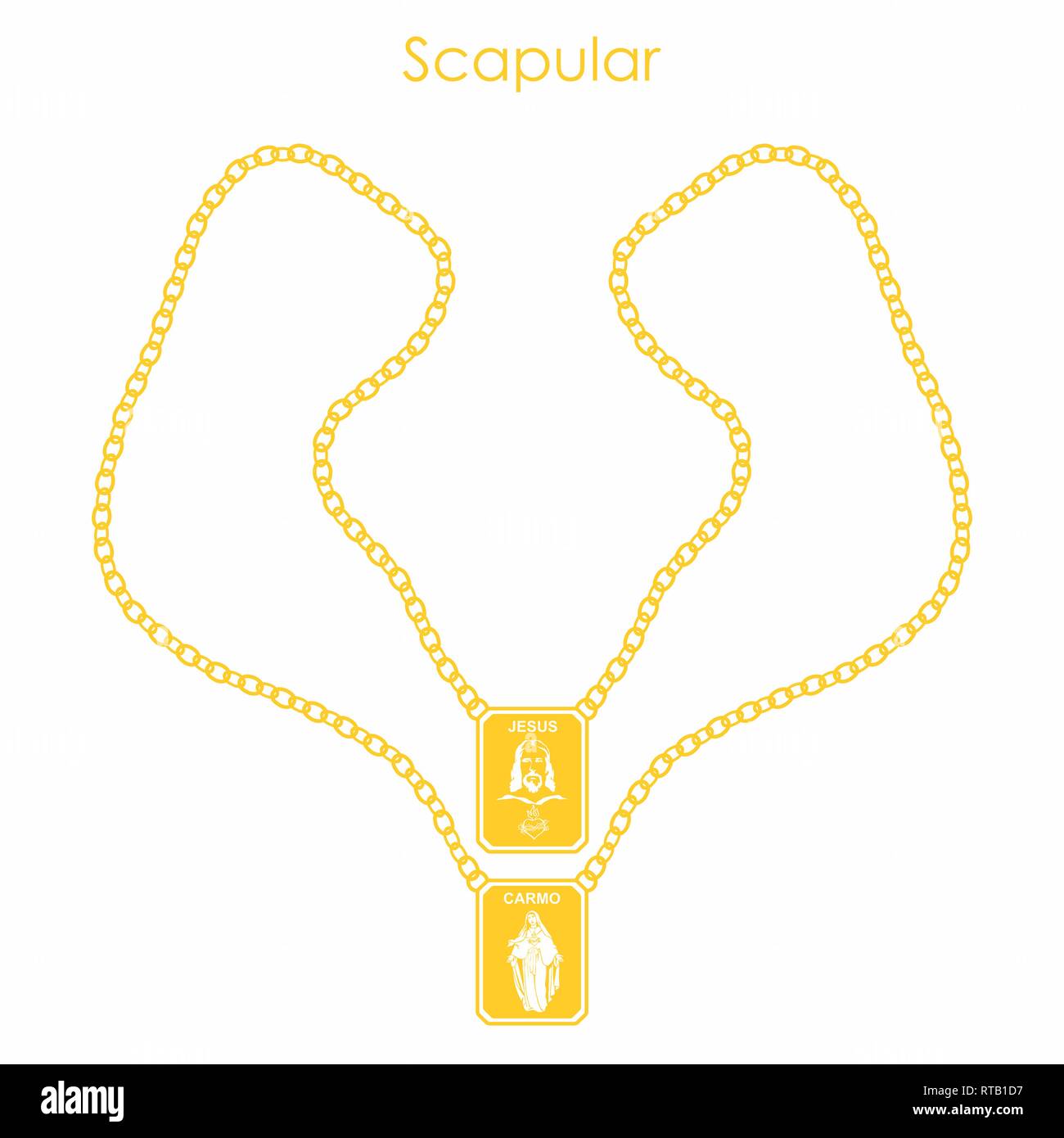 Scapular catholic hi-res stock photography and images - Alamy