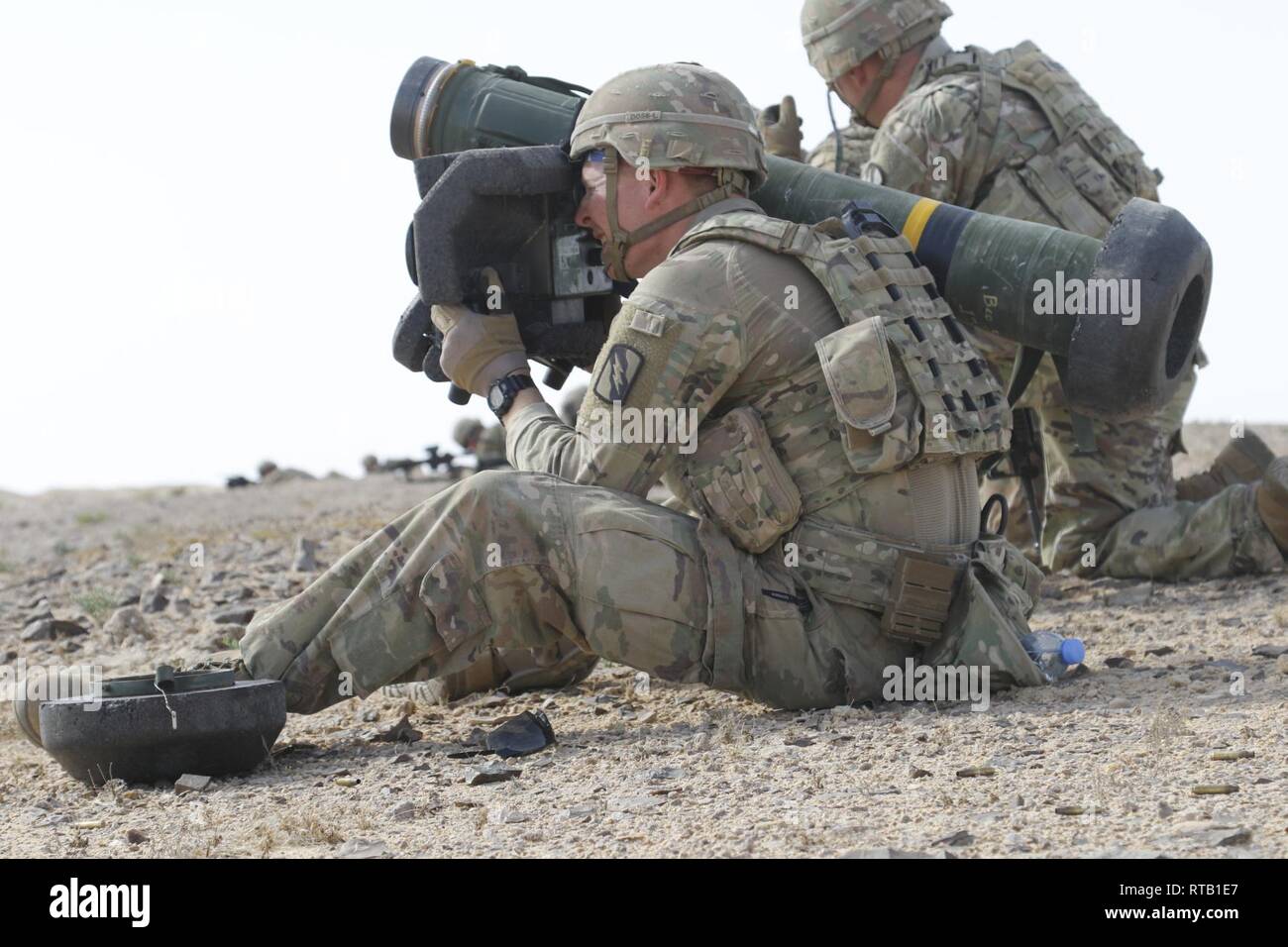 A Soldier from 2nd Battalion, 198th Armored Regiment, 155th Armored ...