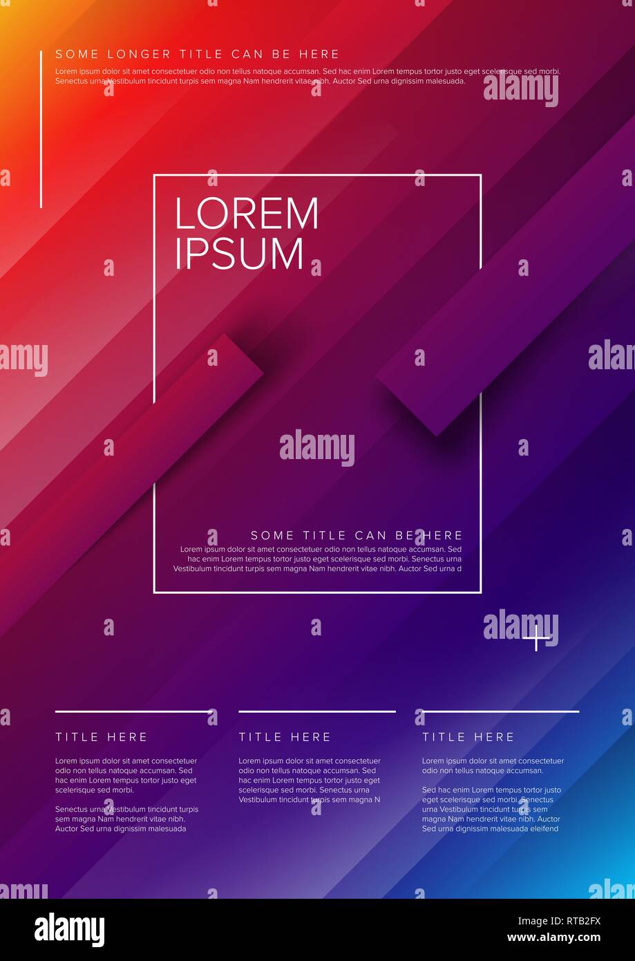 Modern vector art poster template for art exhibition, gallery, concert ...