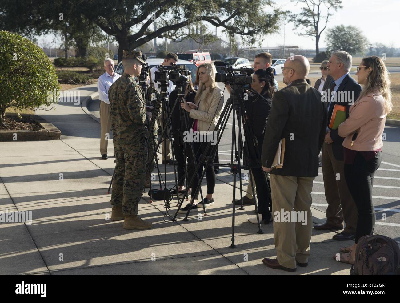 U.S. Marine Corps Brig. Gen. Benjamin Watson, commanding general ...