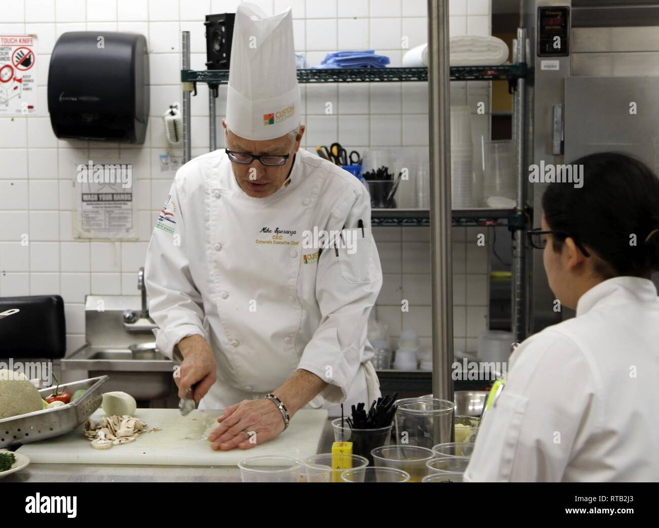 The Adopt an Installation culinary program brings civilian executive ...