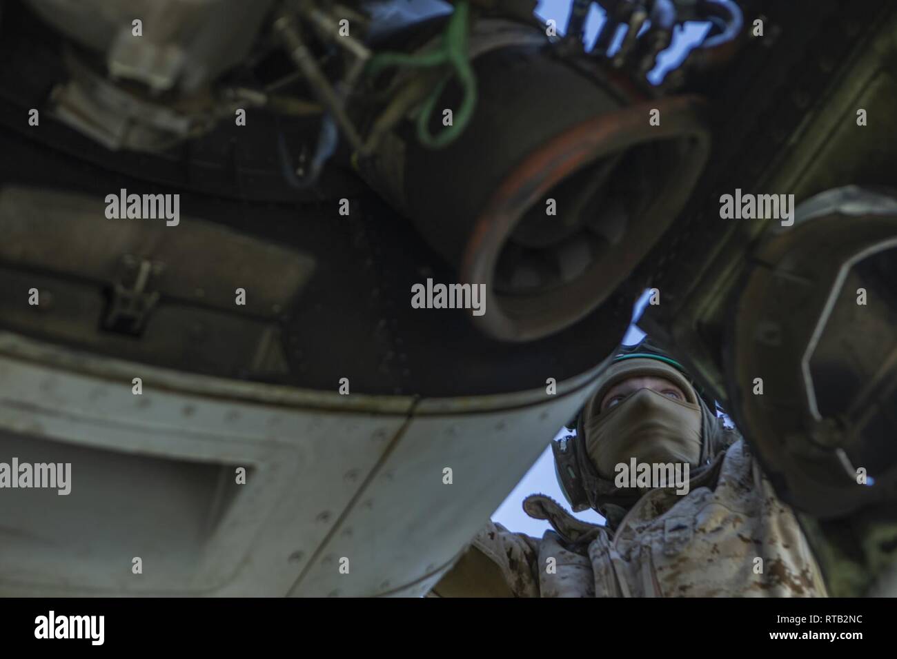 U.S. Marines with Marine Light Attack Helicopter Squadron 369 (HMLA-369 ...