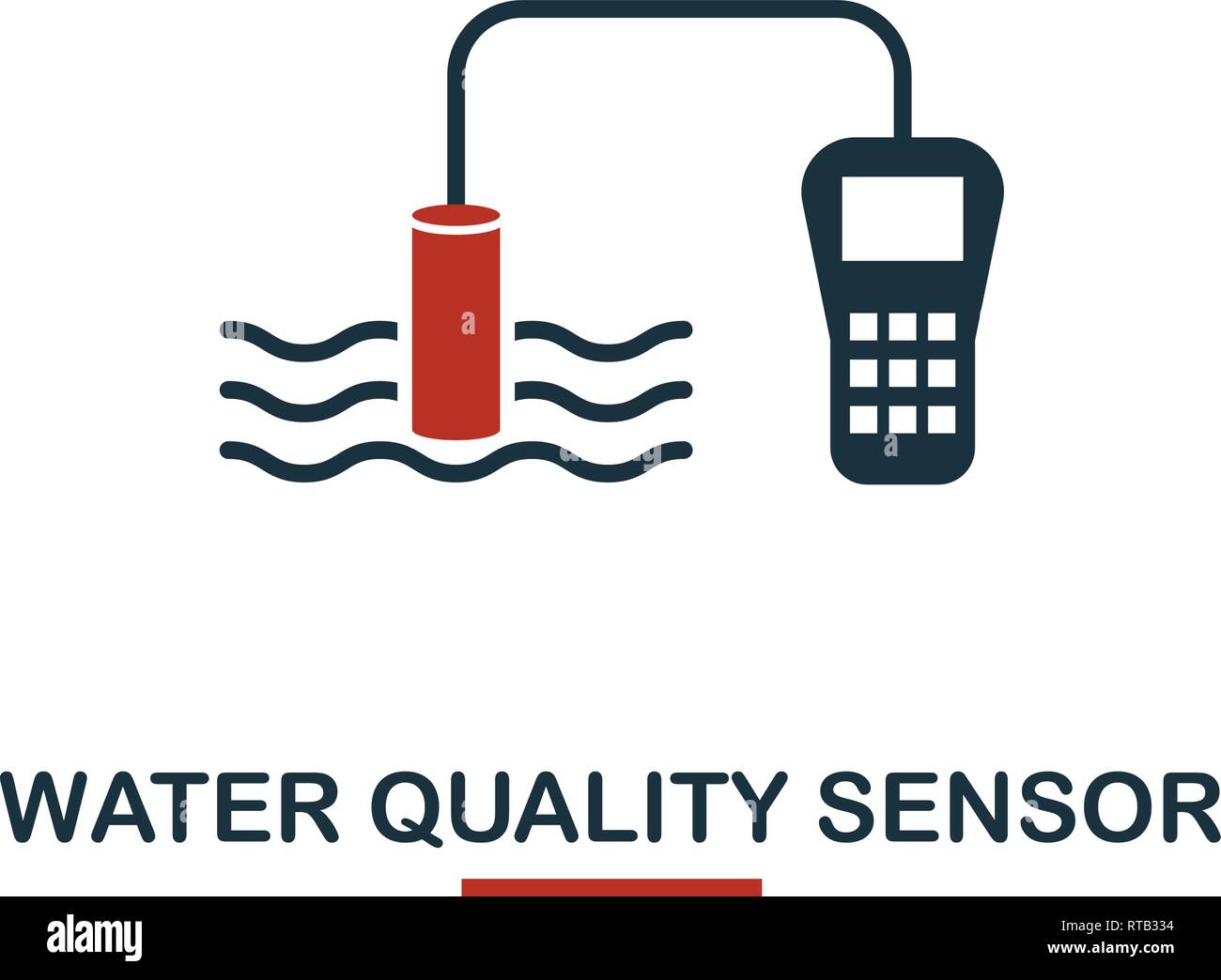 Water Quality Sensor icon from sensors icons collection. Creative two ...