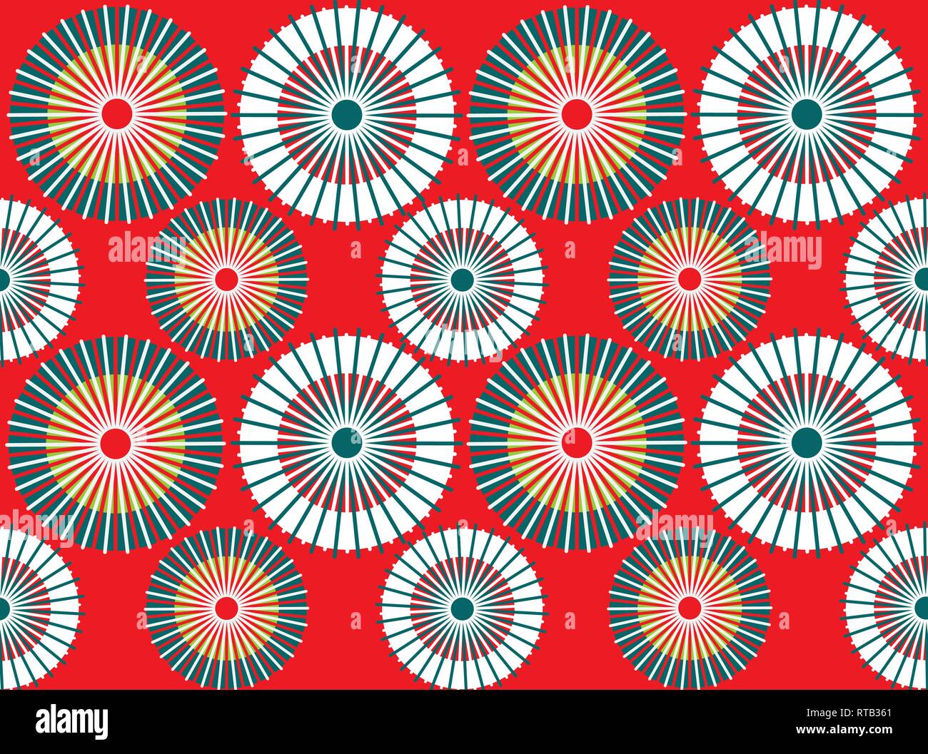 Colorful bright colors parasol with background color Stock Vector Image ...