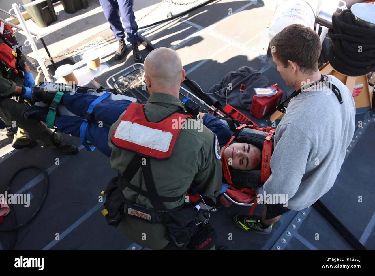Petty Officer 3rd Class William Arrison and Petty officer 2nd Class ...