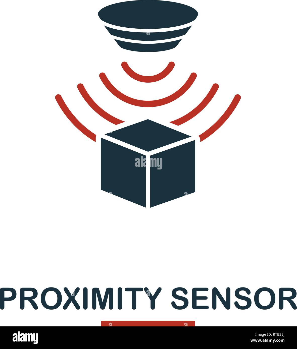 Proximity Sensor icon from sensors icons collection. Creative two ... Proximity Sensor icon from sensors icons collection. Creative two ...