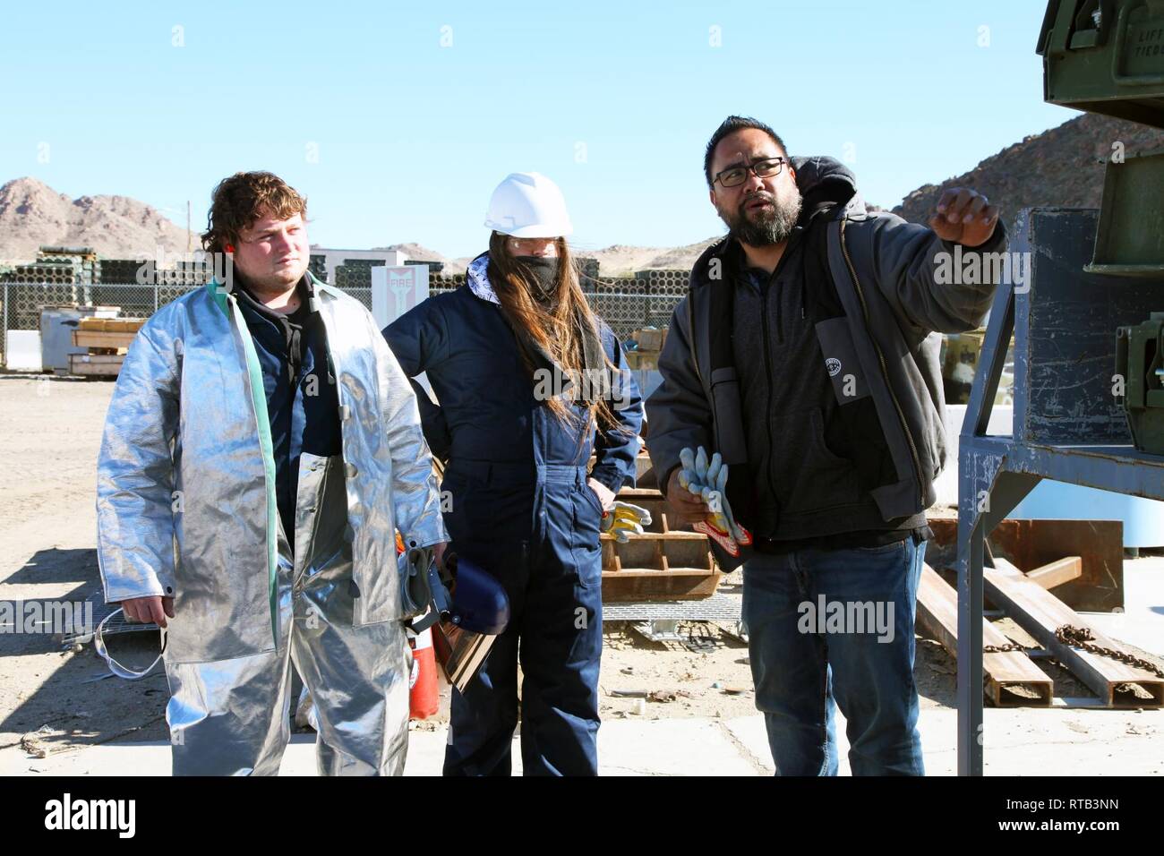 Palani Paahana, supervisory UXO specialist, Range Sustainment Branch ...