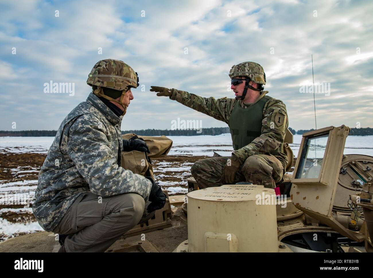 ŚWIĘTOSZÓW, Poland (Feb. 6, 2019) - Sgt. Michael Messersmith, an M1 ...