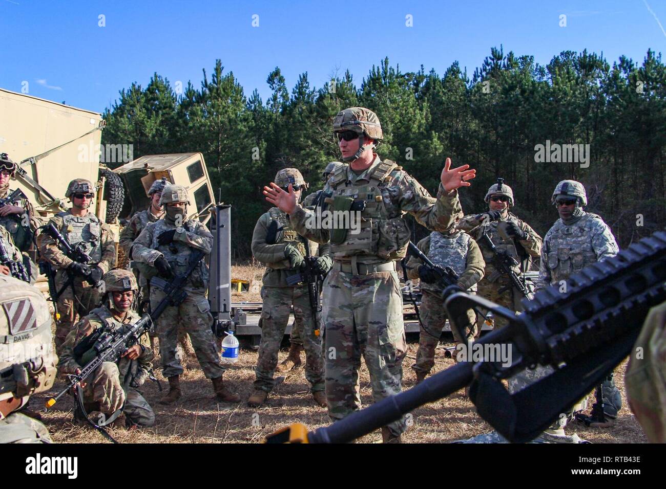 Cpt. John Martin, commander for Bravo Company, 703rd Brigade Support ...