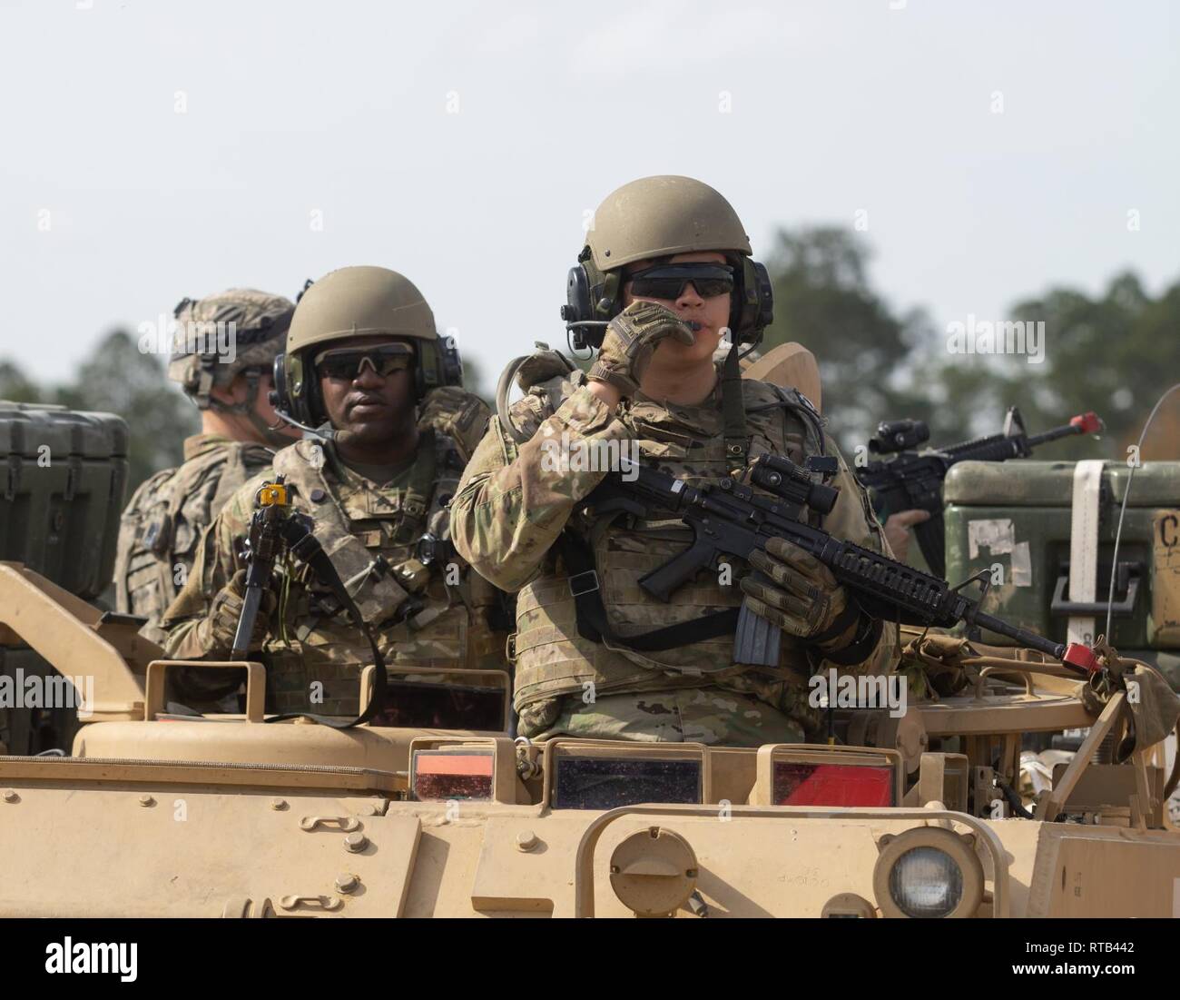 Combat Medics Sgt. Arthur Jarrett and Spc. Mikko Harbel, for 703rd ...