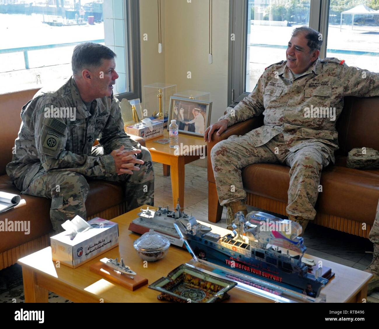 U.S. Army Maj. Gen. Flem B. “Donnie” Walker, commanding general of the ...