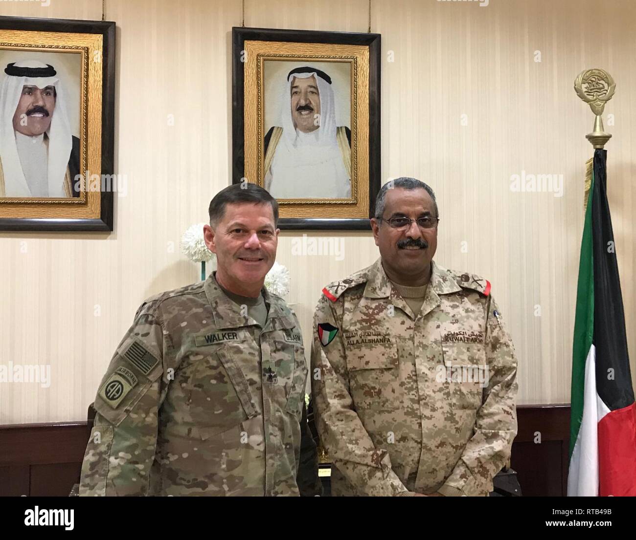 U.S. Army Maj. Gen. Flem B. “Donnie” Walker, commanding general of the ...