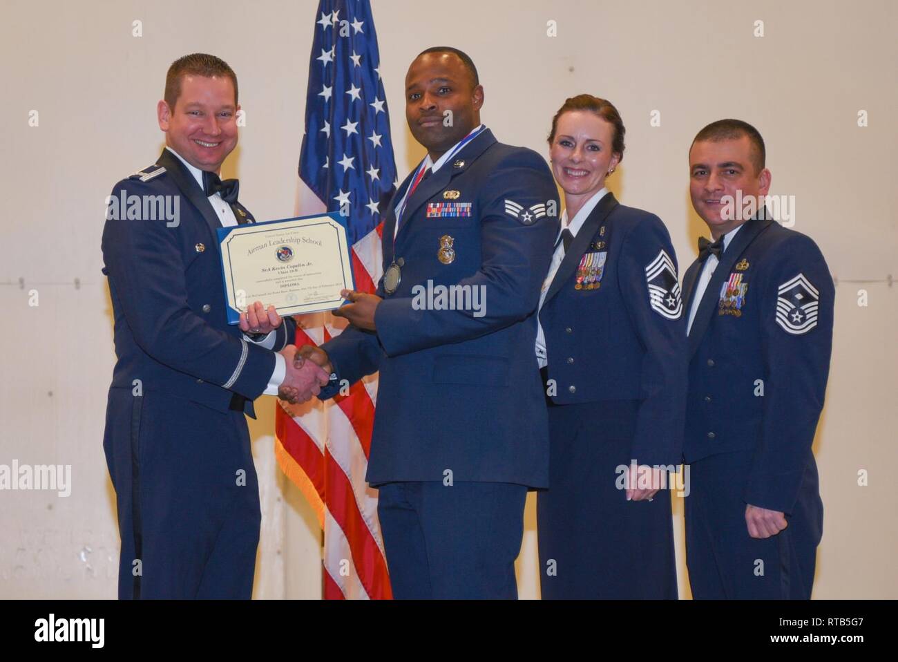 Class 19-B graduates from Airman Leadership School Feb.7, 2019, at ...