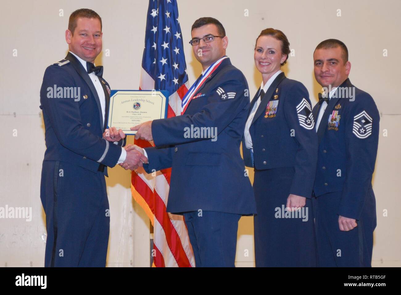 Class 19-B graduates from Airman Leadership School Feb.7, 2019, at ...