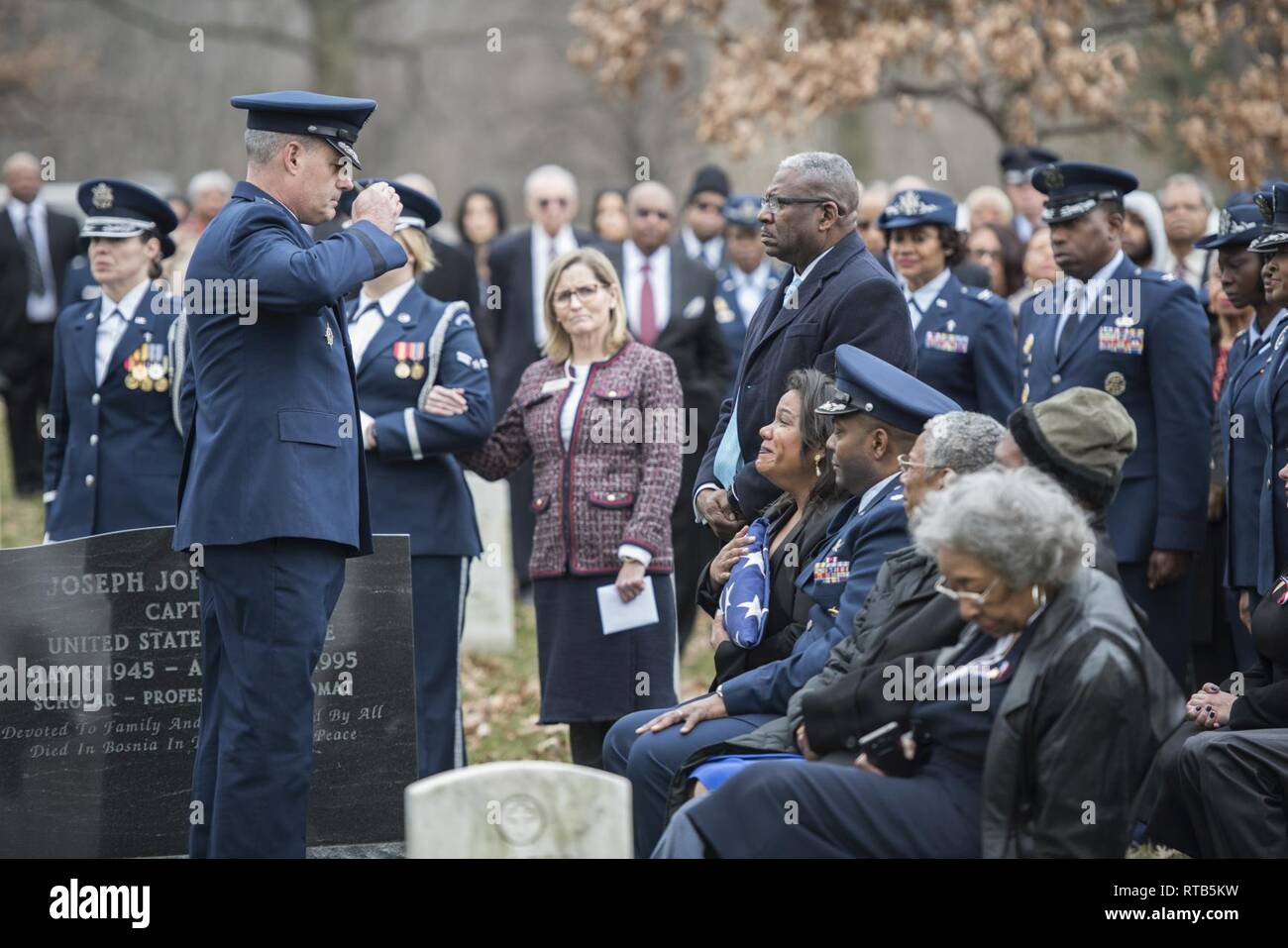 U.S. Air Force Maj. Gen. Lenny Richoux (left), commander, U.S ...