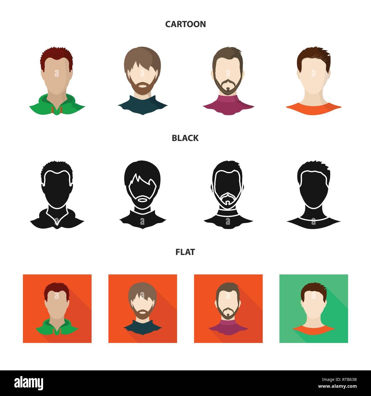 Vector illustration of professional and photo sign. Collection of ...