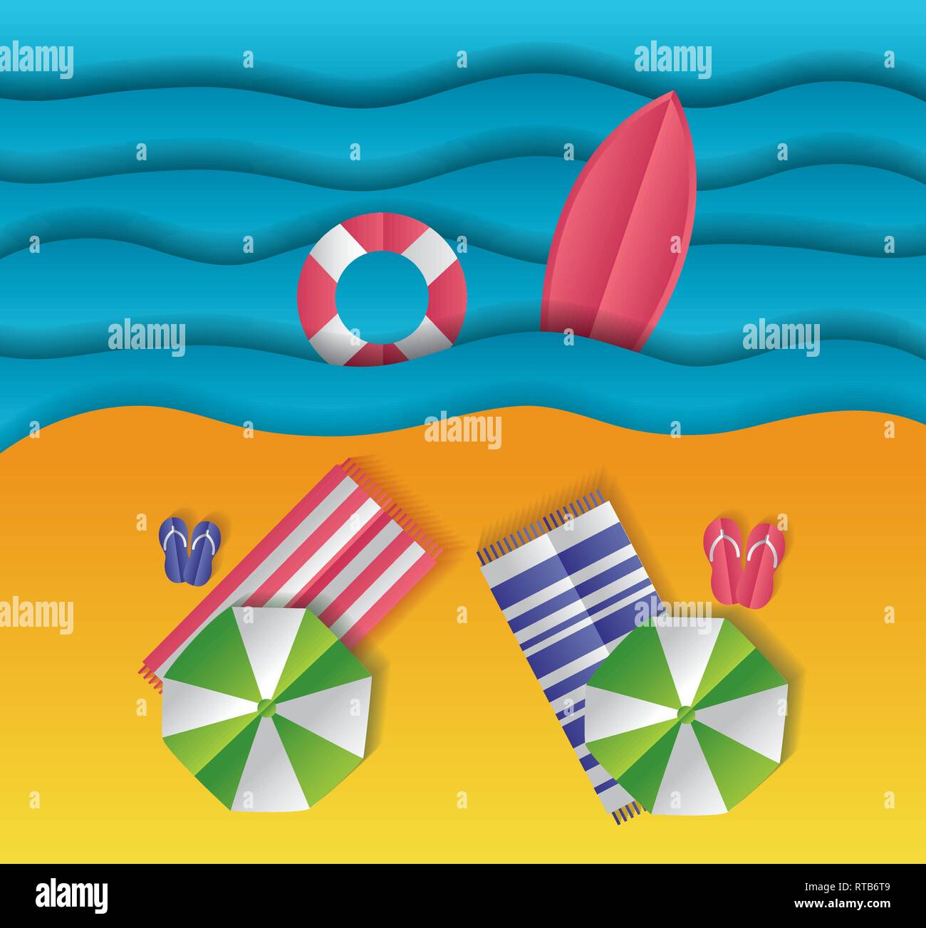 paper origami landscape Stock Vector Image & Art - Alamy