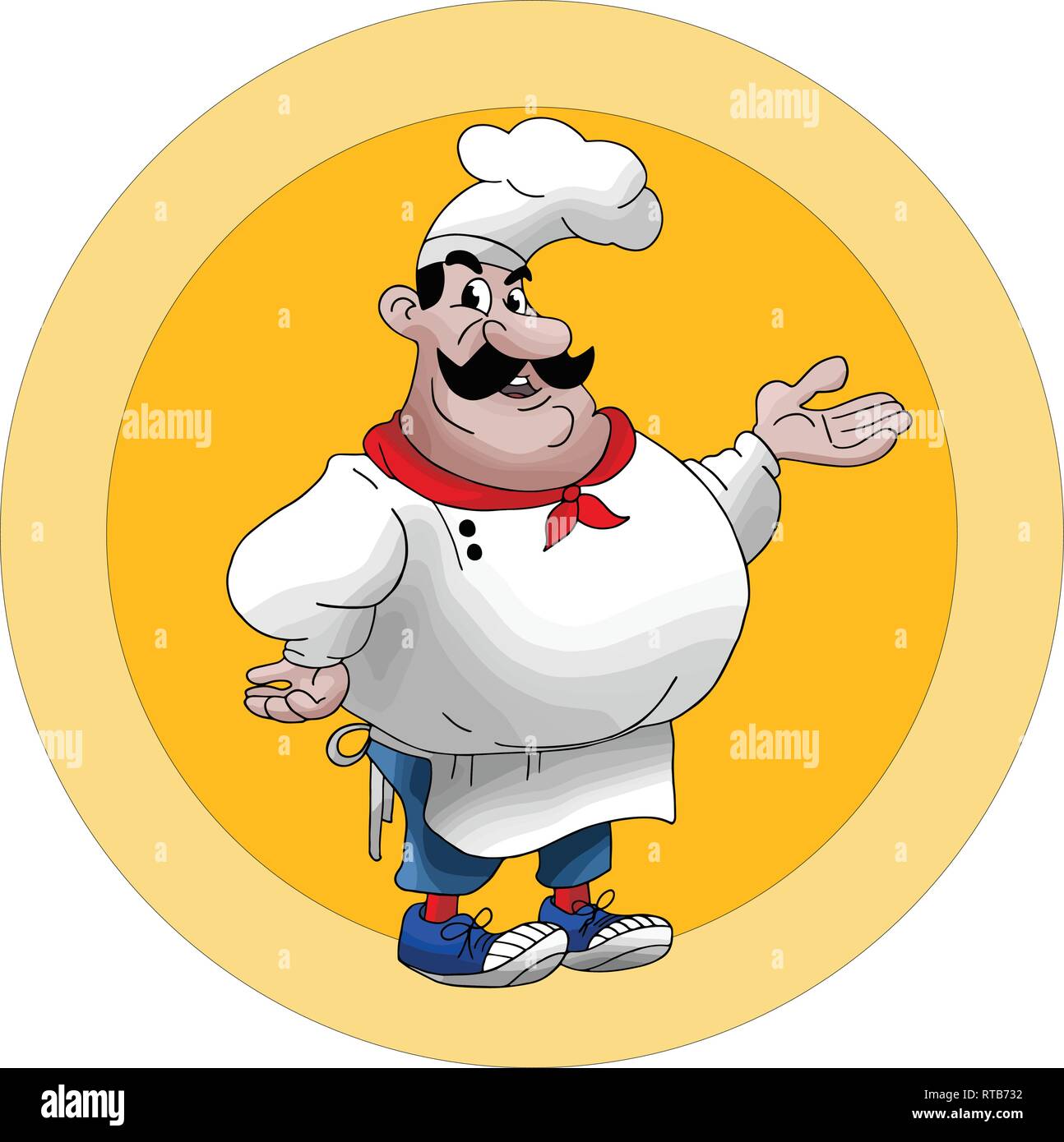 Chef cartoon hi-res stock photography and images - Alamy