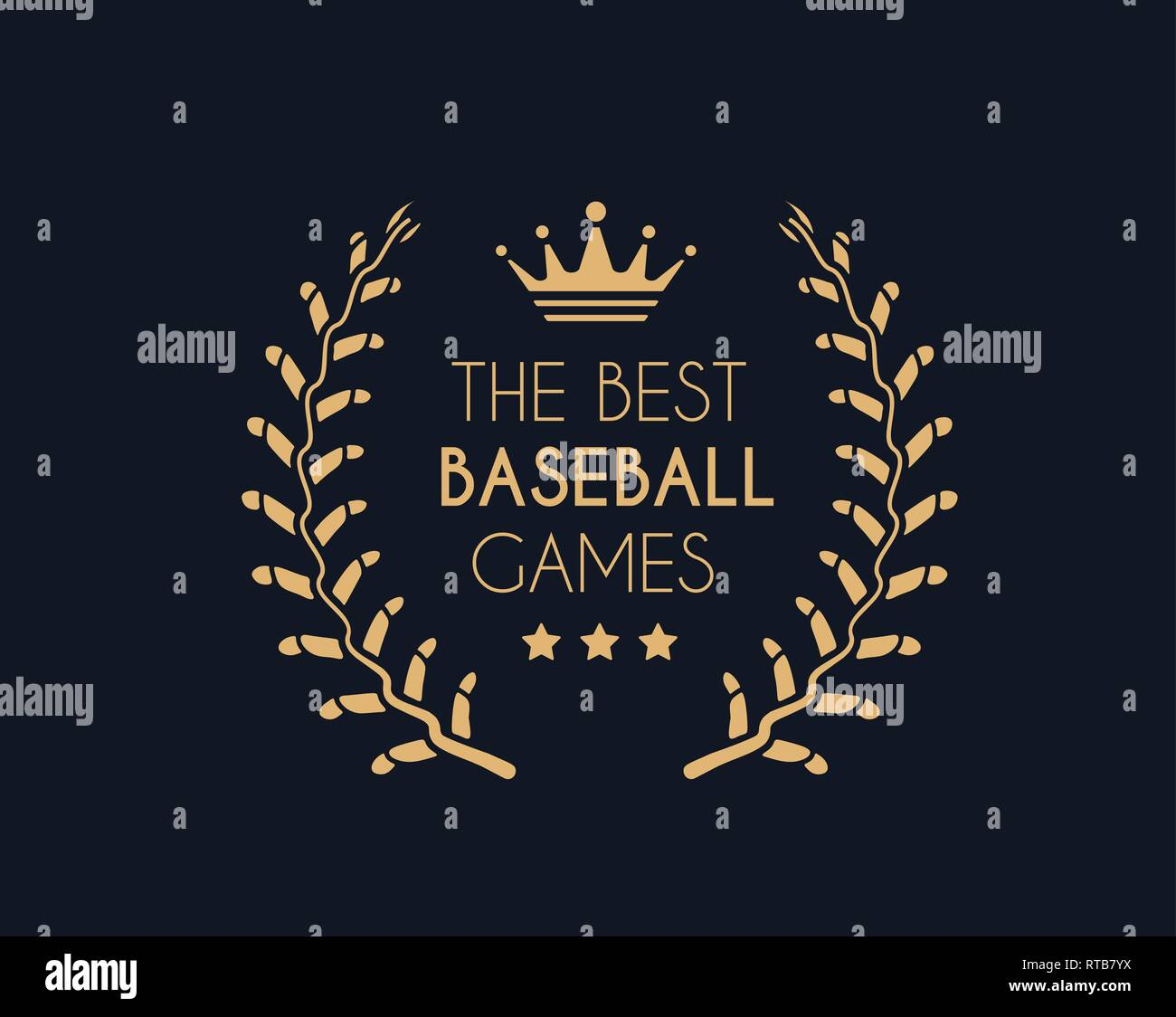 Baseball logo hi-res stock photography and images - Alamy